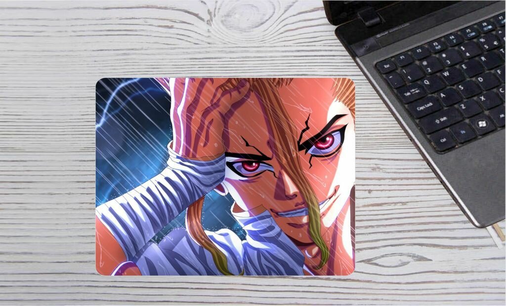 Коврик для мышки игровой 36 на 29 см GOODbrelok доктор стоун, DR. STONE №21
