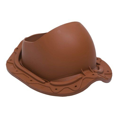 Roof Master Проходной элемент трубы вентиляции, металлочерепица, коричневый