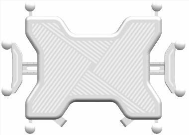 Держатель VINmounts X-GRIP для 11"-13" планшетов (VIN-PBJ-014-RL (white))