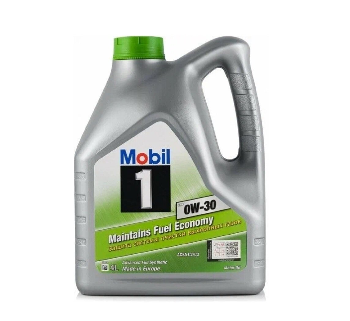 Синтетическое моторное масло MOBIL 1 ESP 0W-30 канистра 4 литра