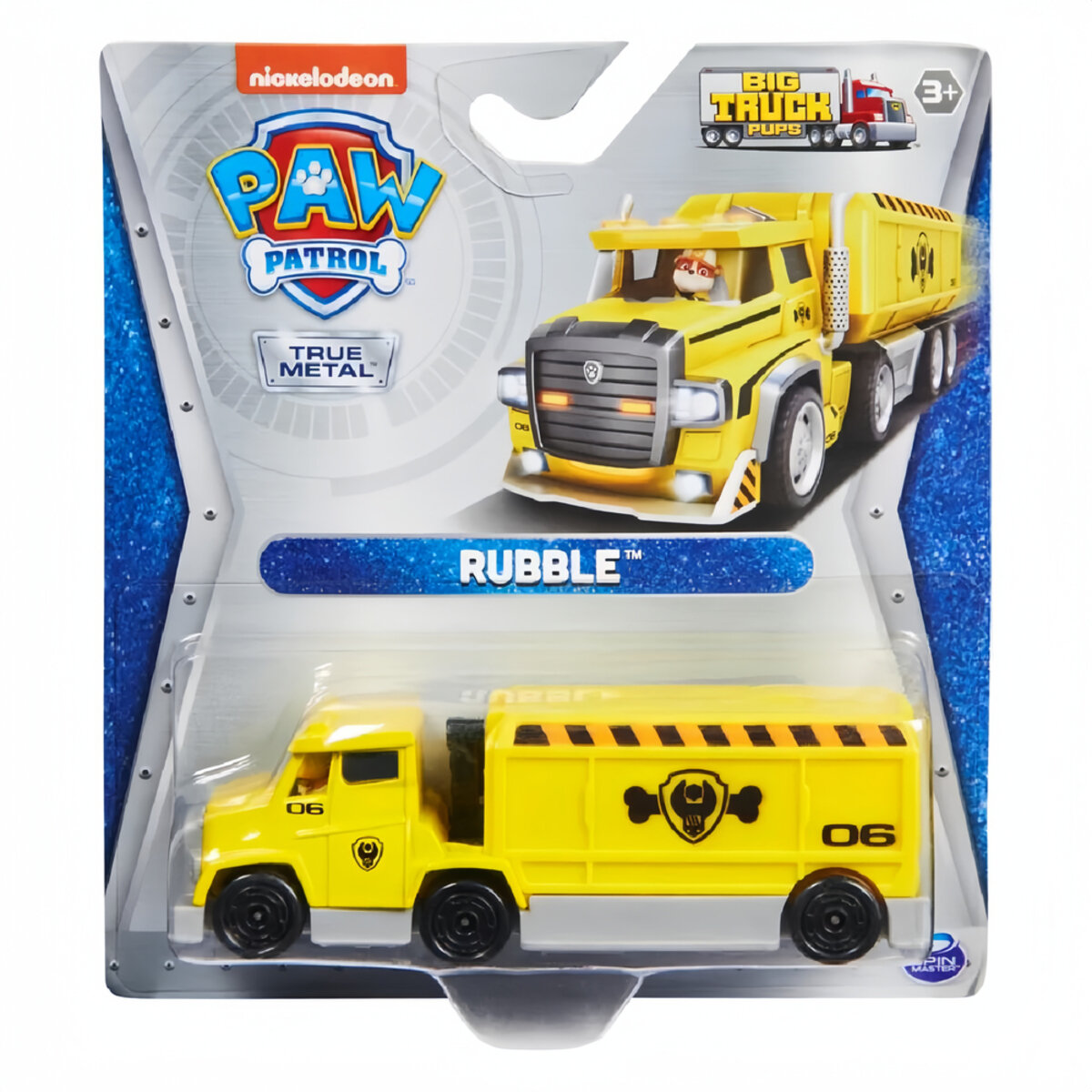 Машинка Paw Patrol True Metal Big Pup Trucks Rubble 20139894