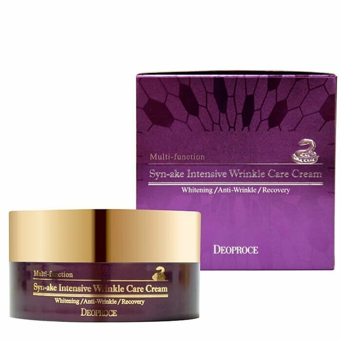 DEOPROCE Крем для лица со змеиным ядом SYN-AKE INTENSIVE WRINKLE CARE CREAM 100 мл