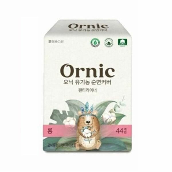 SSANGYONG Ежедневные тонкие гигиенические прокладки "OrnicFino Long" (без крылышек Мини+) 18 см, 44 шт