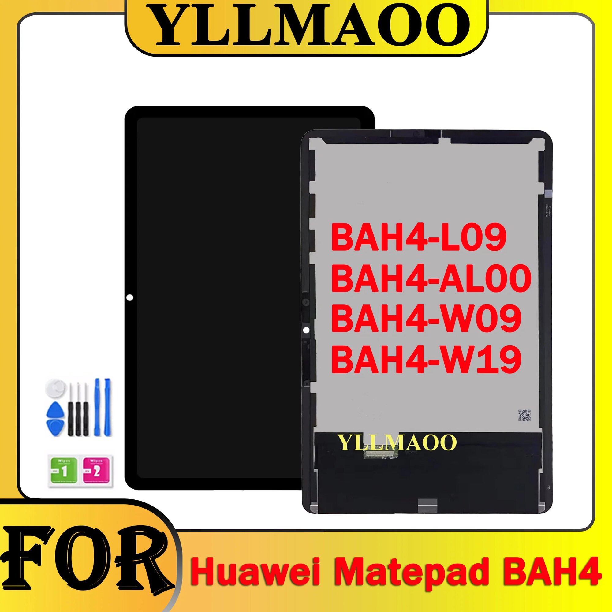 Планшетный ЖК-дисплей YLLMAOO для HUAWEI MatePad 10.4 2022 Black BAH4-L09