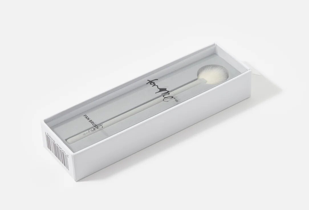 Кисть веерная "Fan Brush" FOR ME, для лица, для хайлайтера, 1 шт