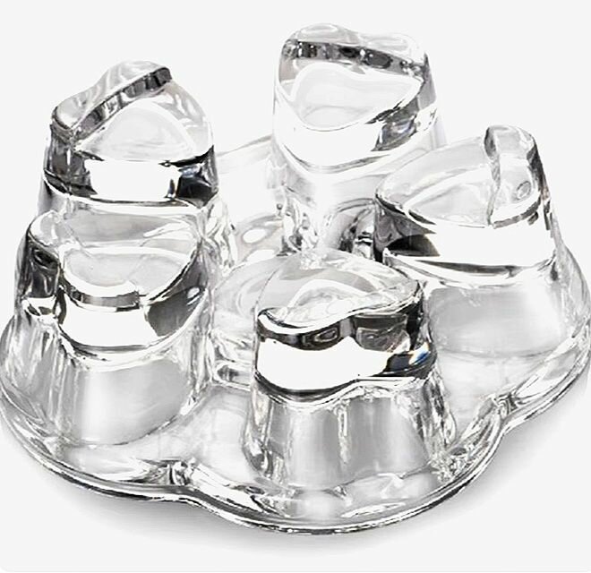 Подставка для подогрева чайника "IKEA", жаропрочное стекло, прозрачная