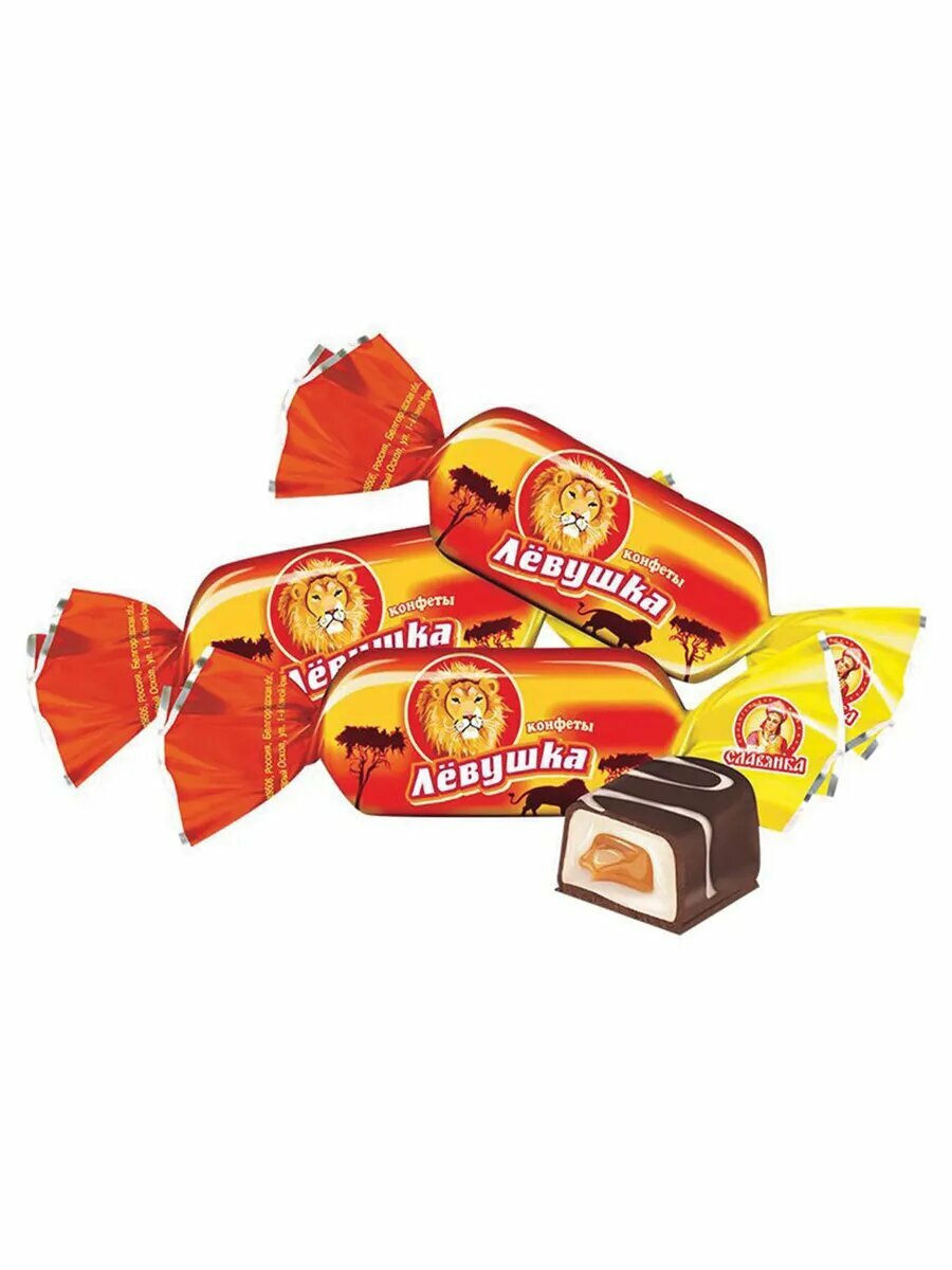 Конфеты Лёвушка желейные со сгущенкой 1000 г