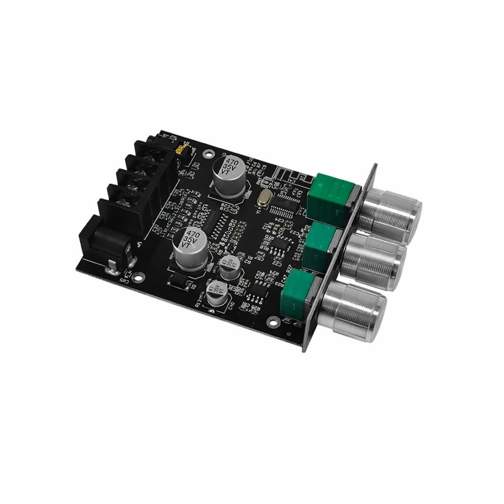 Цифровой усилитель мощности 2x50W 2 канала с поддержкой Bluetooth и AUX