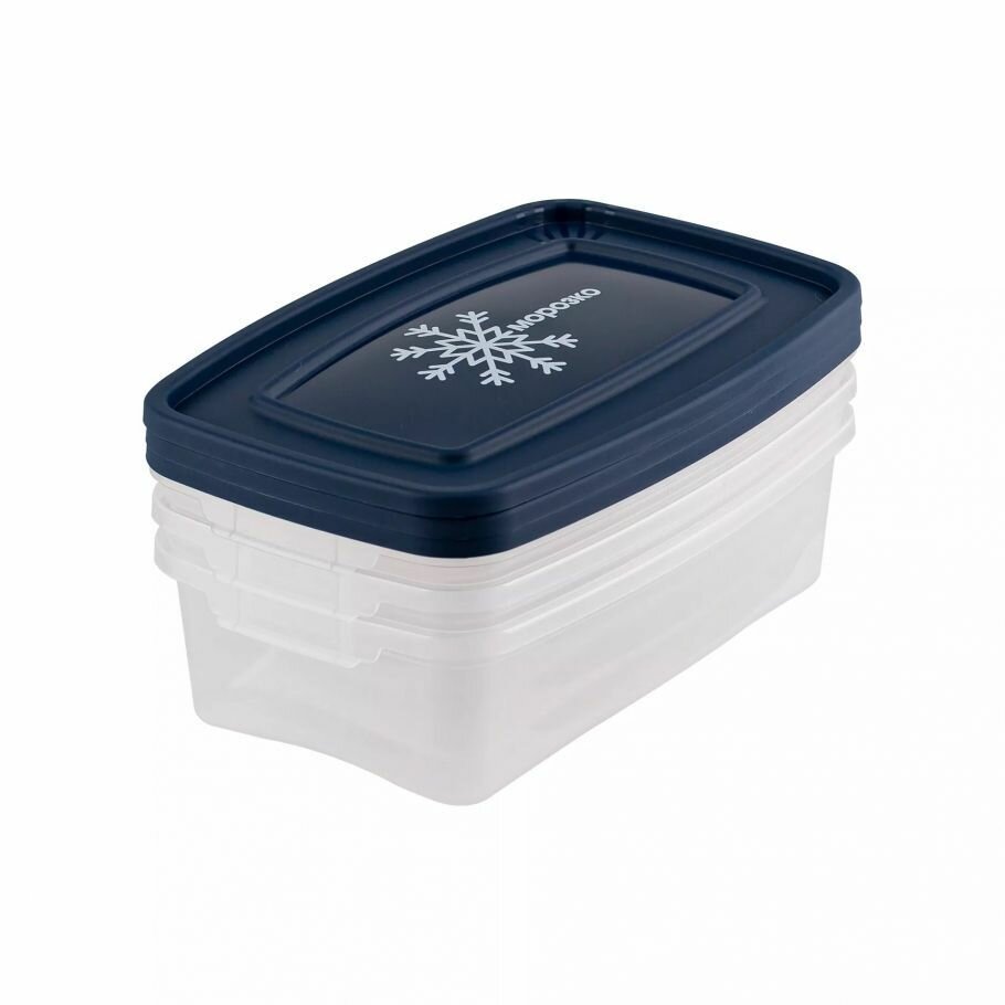 Комплект контейнеров 3 шт (0,7л) для замораживания "Морозко"