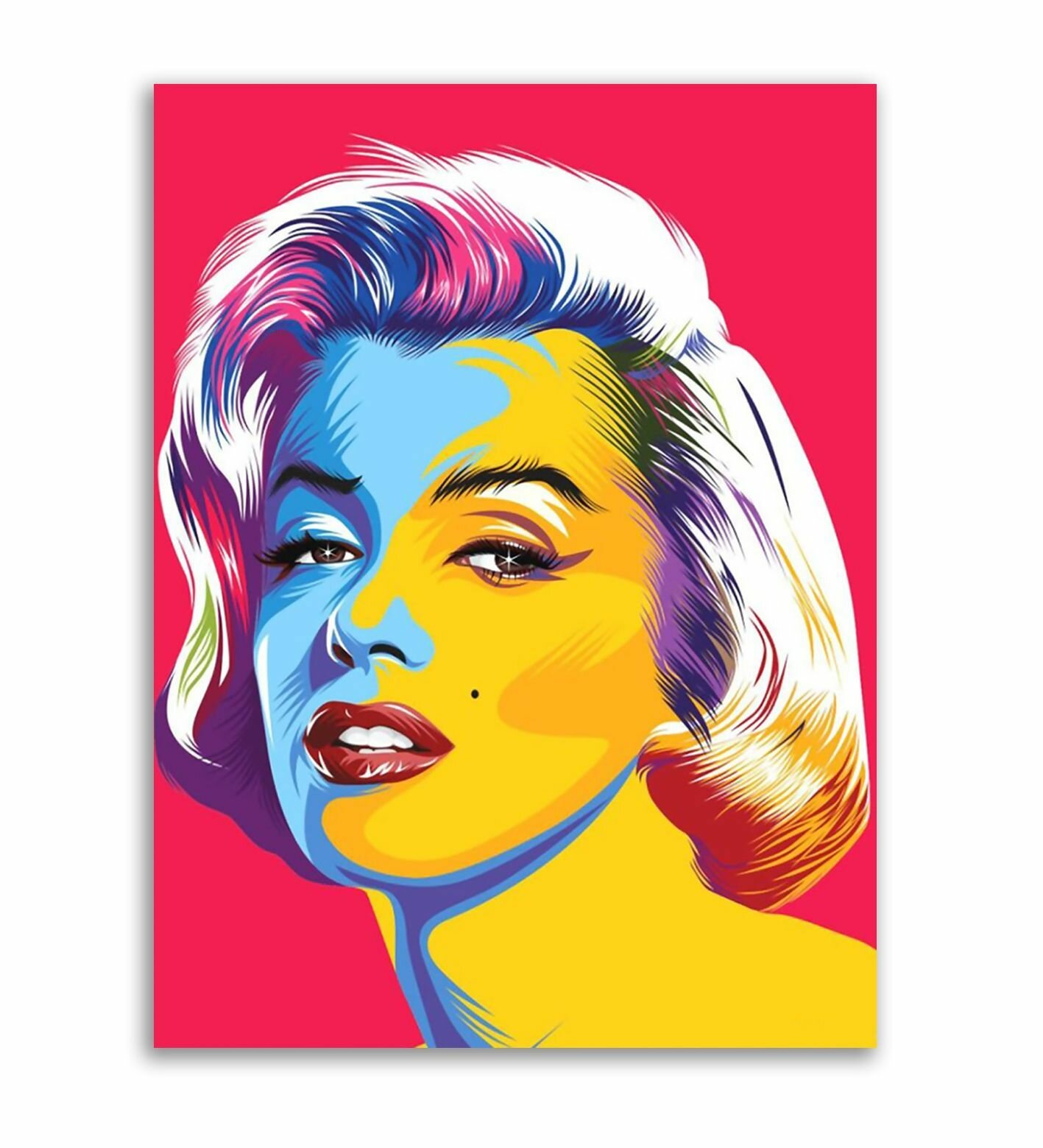 Картина интерьерная Мерлин Монро в стиле поп арт 30-40