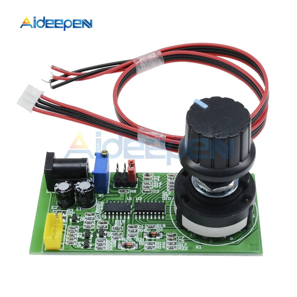 MC-11 1Hz-100KHz Генератор импульсных сигналов PWM квадратный генератор волн Module, регулируемая вращающаяся кнопка DC 5-12V