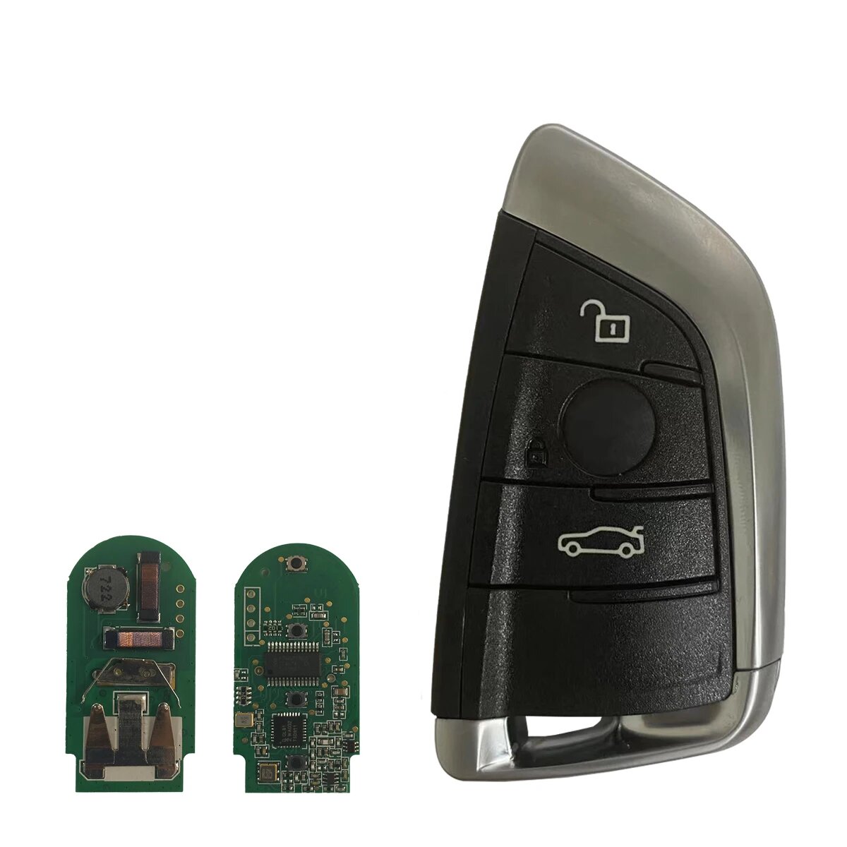 Лучший удаленный автомобильный ключ KeylessGo для BMW 1 3 5 7 серии X1 X3 X5 X6 X7 315Mhz, 3 кнопки