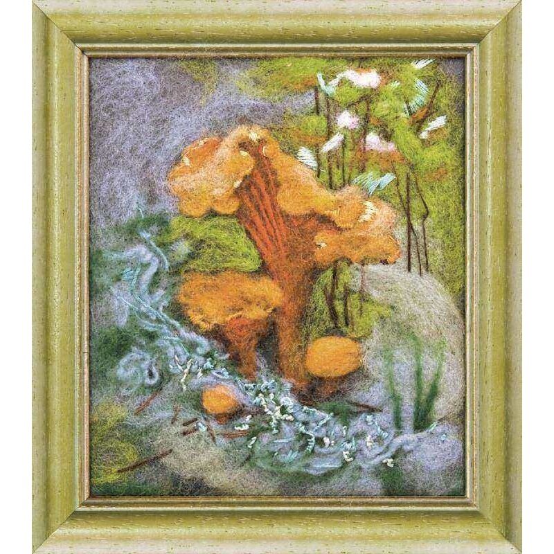 Набор для валяния Чаривна Мить "Лисички" шерсть, 15х17,5 см