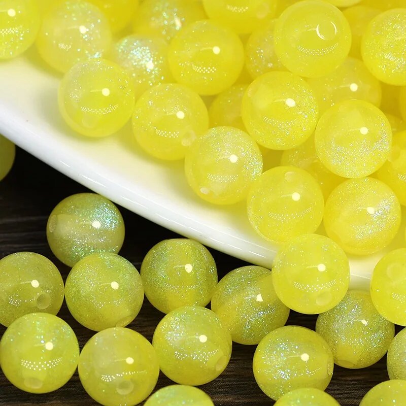 Бусины Quniejieyu звездочки смола 8 мм 10 мм 8mm (30pcs), Желтый, Yellow