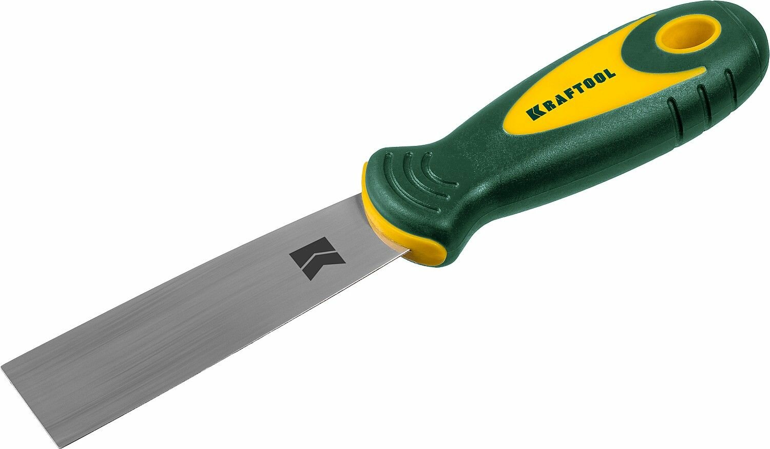 Шпатель KRAFTOOL, 30 мм, х-образное полотно, двухкомпонентная ручка, нержавеющий 10035-030