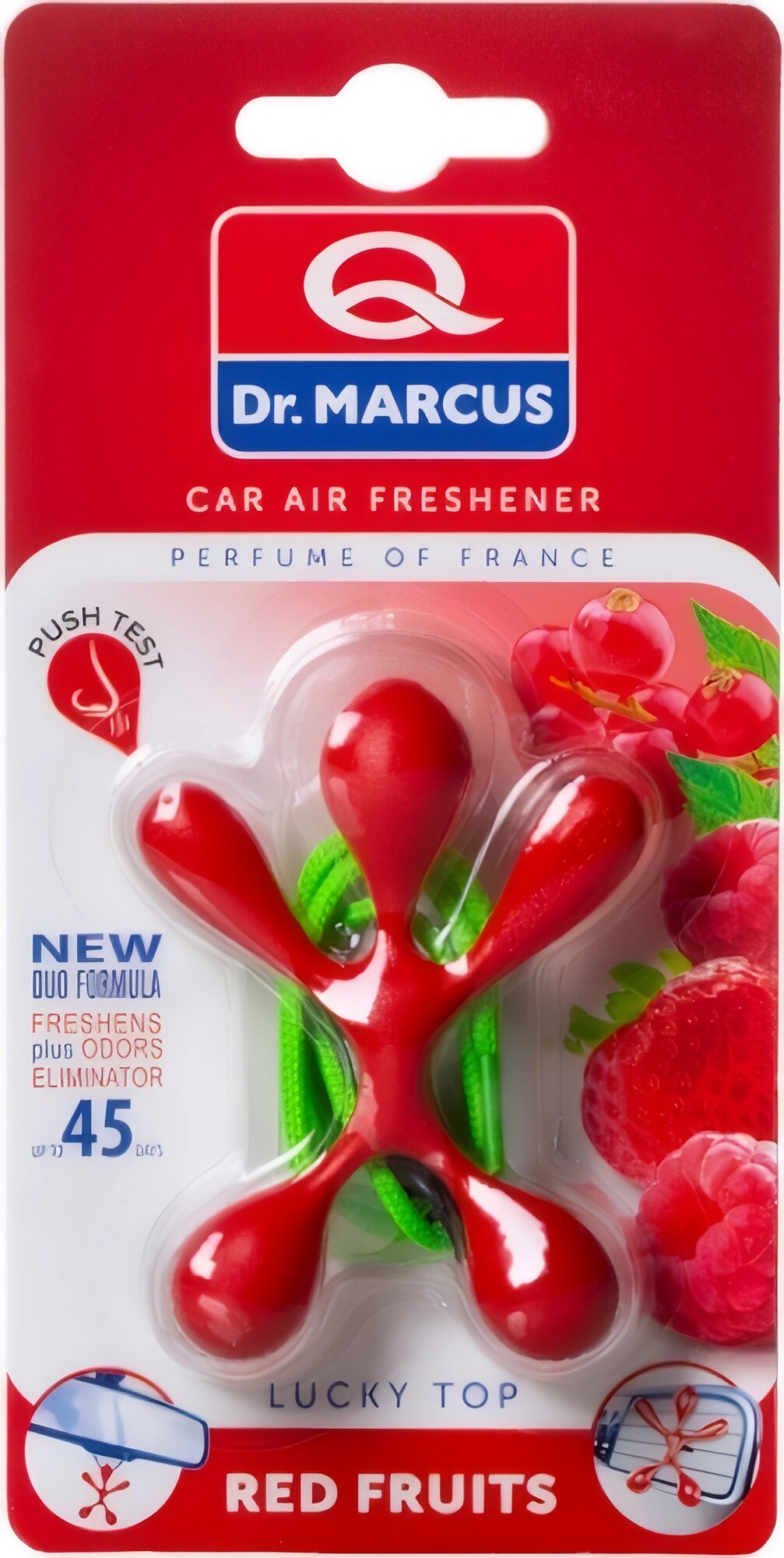 Ароматизатор подвесной на дефлектор Dr. Marcus Lucky Top Red Fruits