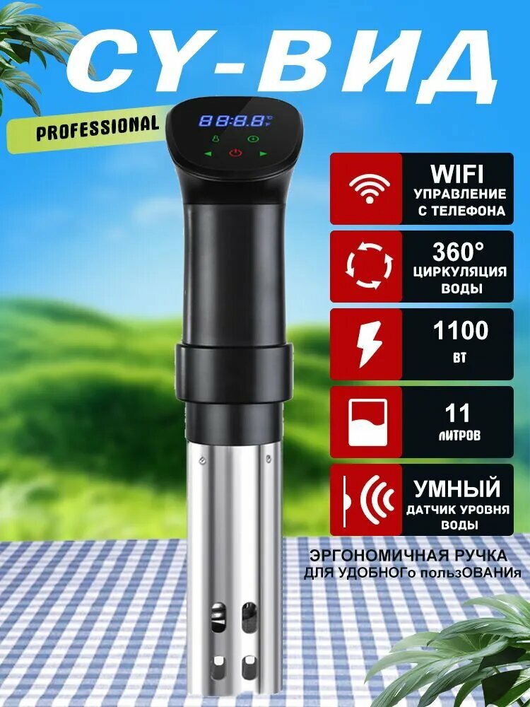 Мультиварка BALASHOV "SV806", су-вид, мощность 1100Вт, управление со смартфона