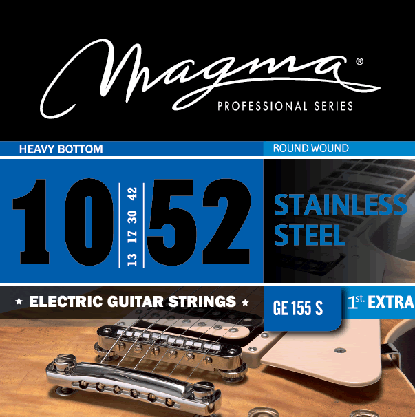Струны для электрогитары Magma Strings GE155S 10-52