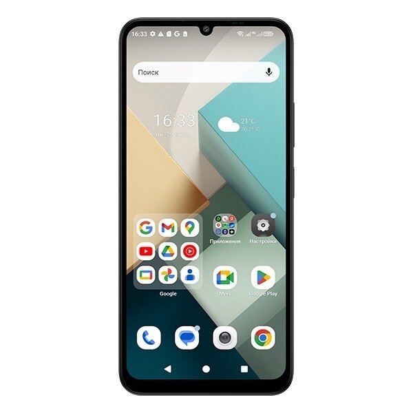 Смартфон BQ 6761L Unit, 6/128Gb, черный