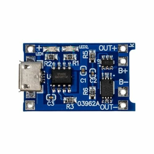 Модуль заряда АКБ TP4056 Micro USB (5V 1A) — фото 1