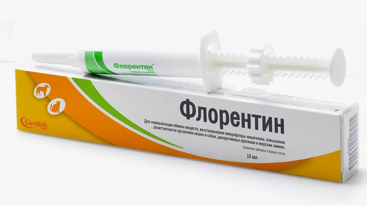 Пробиотик комплексный для кошек и собак Флорентин Candioli ,15 мл