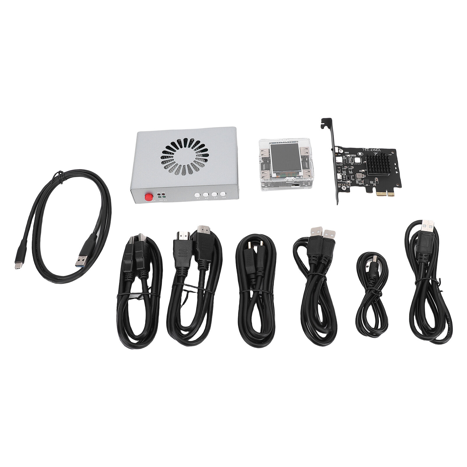 Комплект DMA Fuser Complete Kit: клавиатура-контроллер 3840x2160 60 Гц, мультимедийный интерфейс HD, концентратор синтезатора Overlayer, карта прямого доступа к памяти (DAP), программируемая карта.