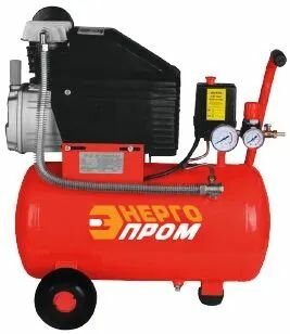 Компрессор "Энергопром", КМ-2524, коаксиальный, масляный, 220V, 1,5kW, 24 л, 240 л/м