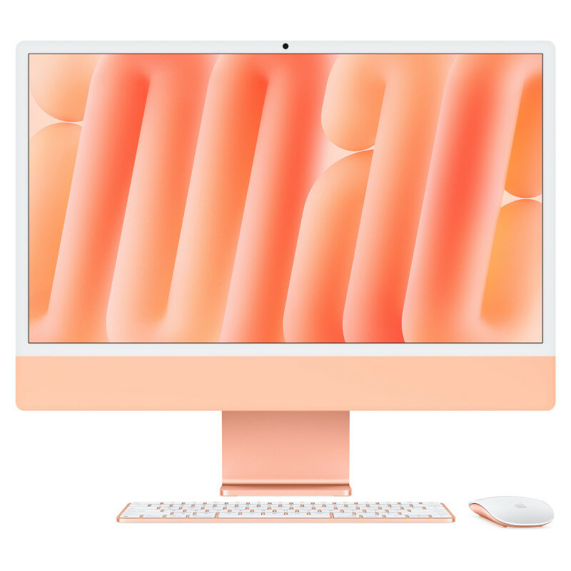 Моноблок Apple imac 24 m4 16gb 256gb orange, дисплей 4.5K Retina