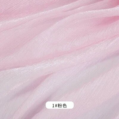 Шифоновая ткань для пошива 50x150 см Розовый, 1