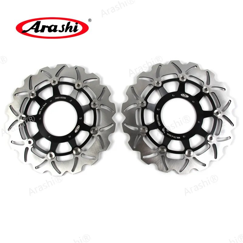 Передние тормозные диски ARASHI CBR600F / CB900F HORNET CNC, диски, роторы CBR F 600 2001-2007 / CB F 900 HORNET 2002 2003 2004 2005 2006