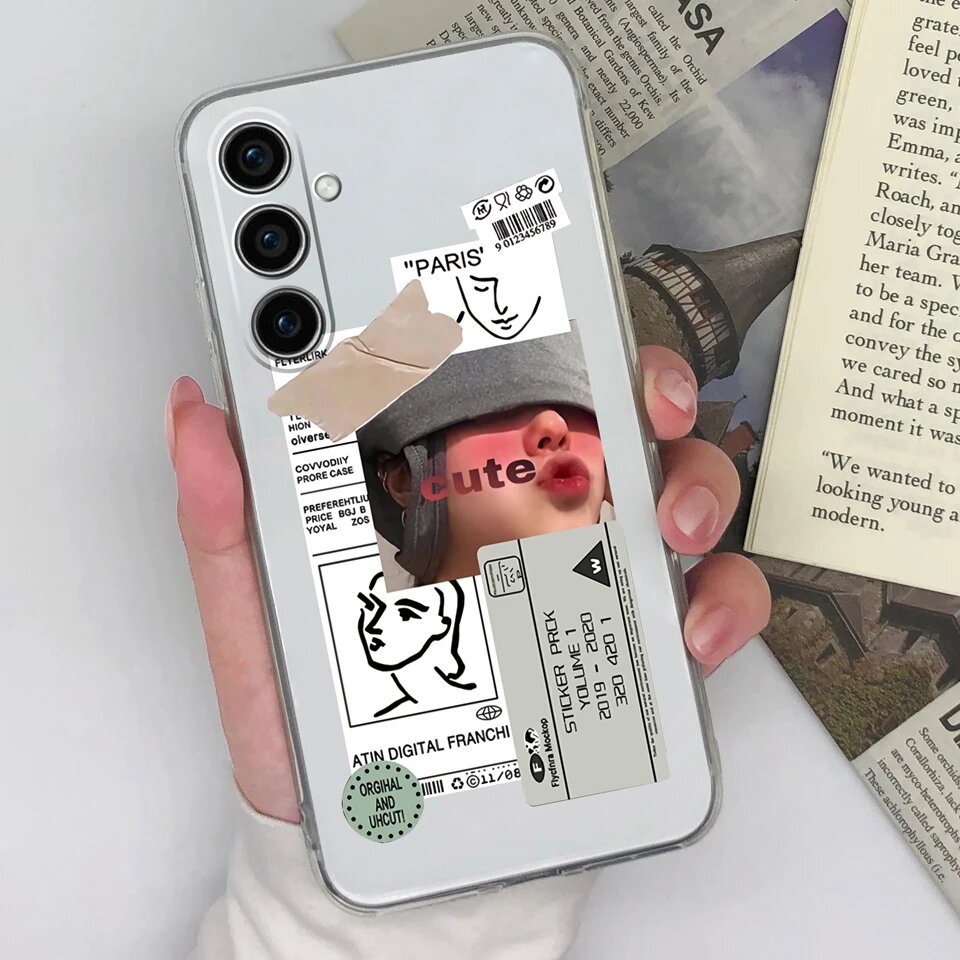 Чехол Samsung Galaxy S25 FE, U21, прозрачный