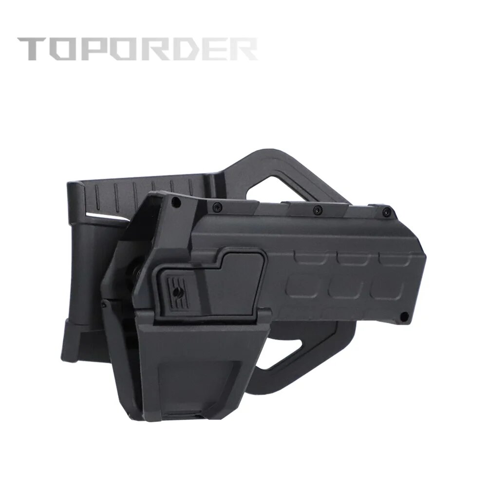 Кобура TOPORDER G19 черная/коричневая черный цвет