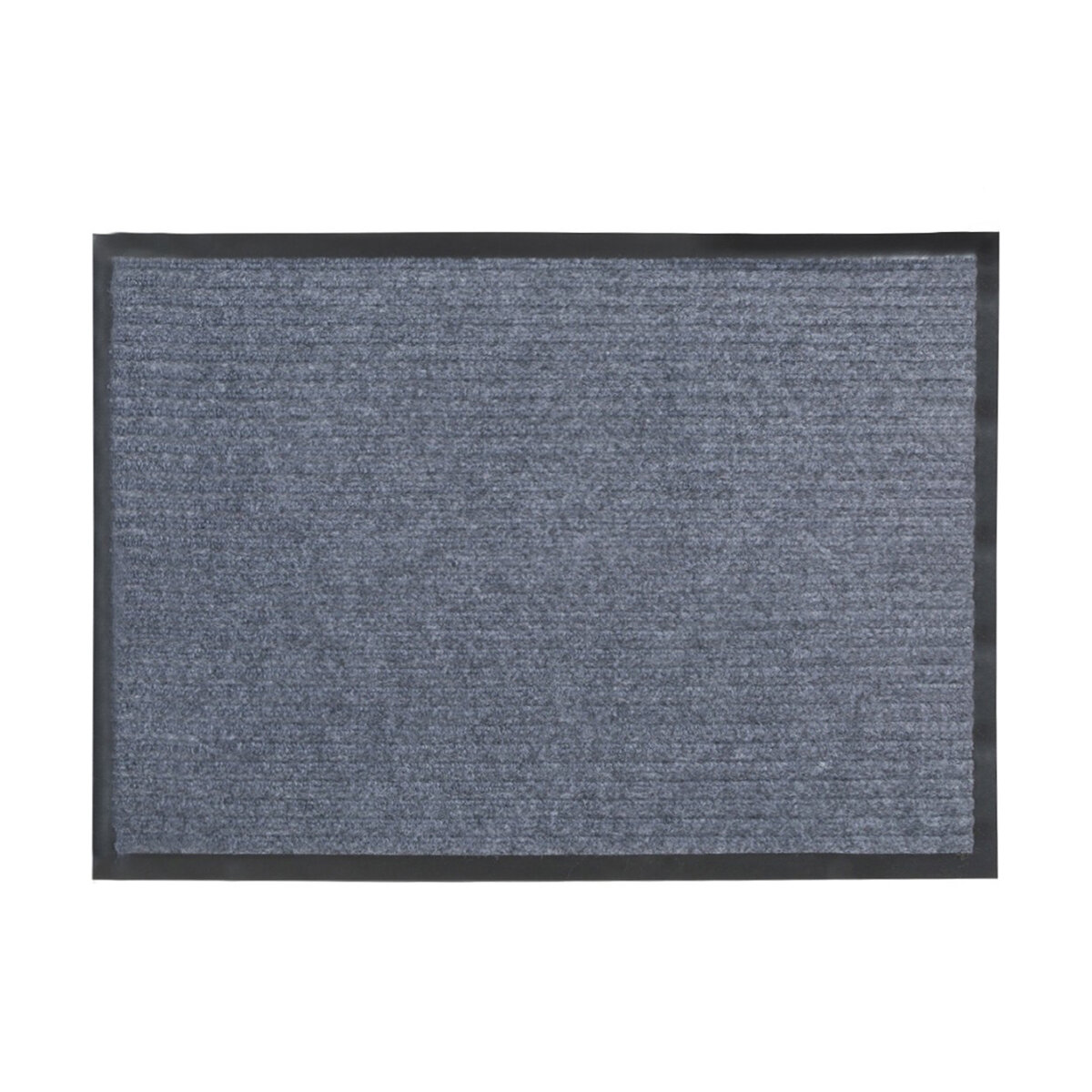 Коврик придверный SUNSTEP ребристый, влаговпитывающий, 40х60 см, серый