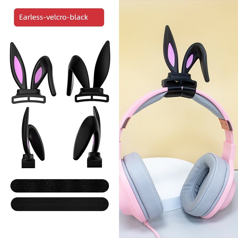 Подходит для наушников с креплением на голову, универсальные кошачьи ушки, милые декоративные подвески, аксессуары для