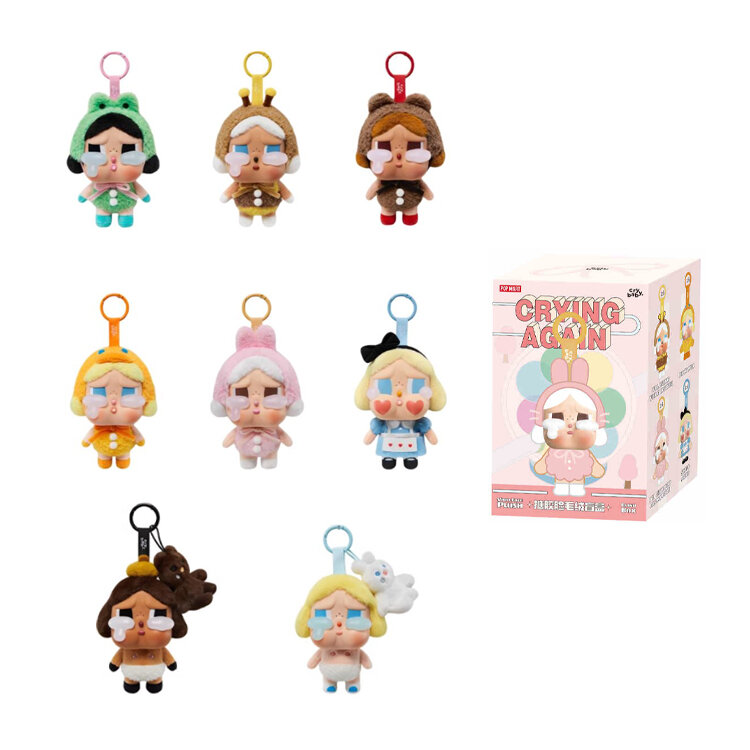 POP MART CRYBABY Tears Factory Коллекция Виниловое Лицо Плюшевый Модный Брелок Слепые Коробки null