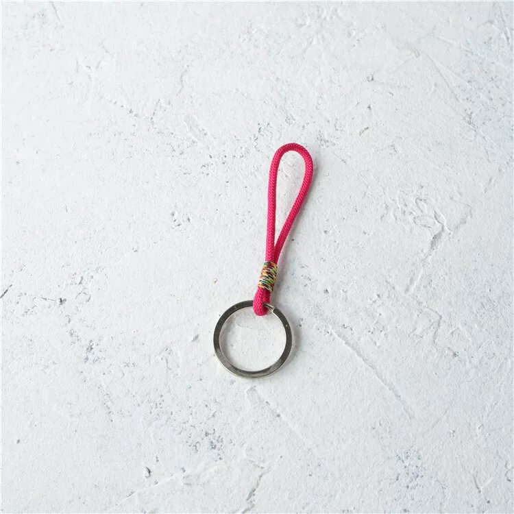 Брелок для ключей из плетеной веревки ручной работы для мужчин и женщин, ремешок для ключей ручной работы, креативный и