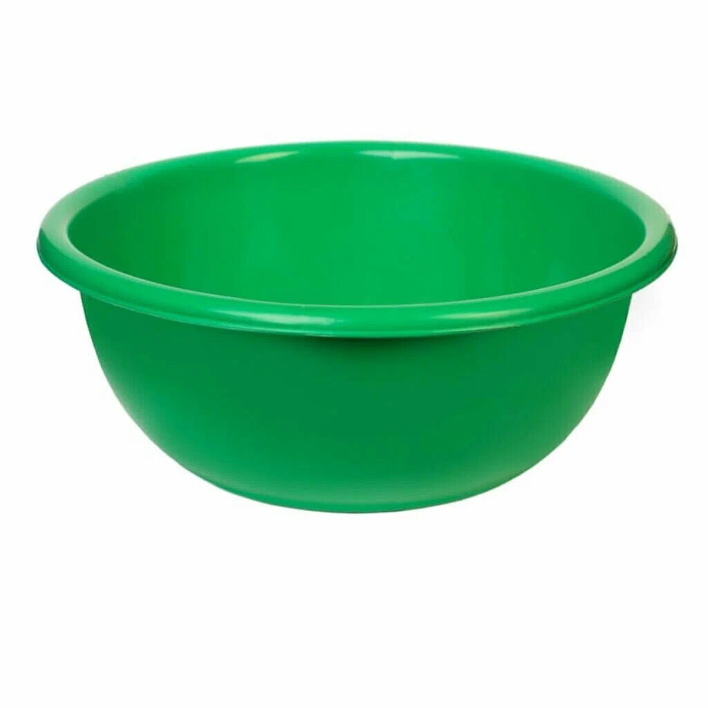 Таз круглый 12 л салатовый. Предназначен для хозяйственно-бытового использования.