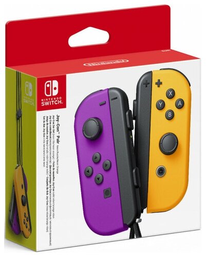 Набор из 2х контроллеров Joy-Con (неоново-фиолетовый / неоново ...