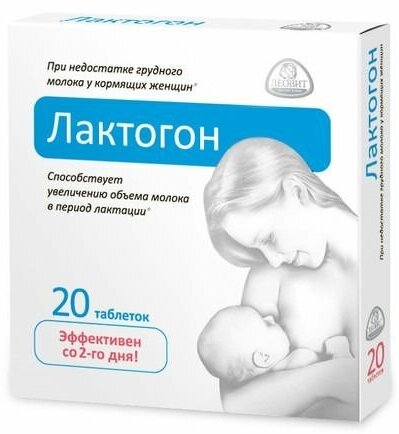 Биологически активная добавка Леовит лактогон, 20 таблеток массой по 0,55 г