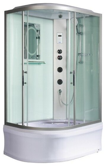 Душевая кабина WeltWasser WW500 Halle 1204 120x90 R профиль Хром стекло прозрачное