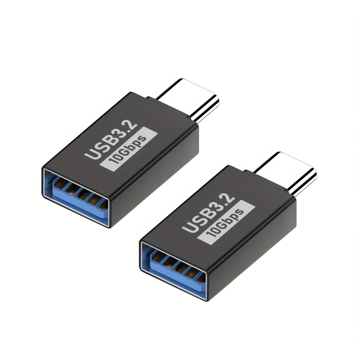 Переходник OTG USB Type-C на USB-A 2 шт, 10 Гбит/с, USB 3.2