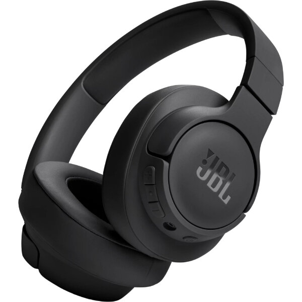 Беспроводные/проводные наушники JBL Tune 720BT черный, полноразмерные, Bluetooth + проводной, быстрая зарядка