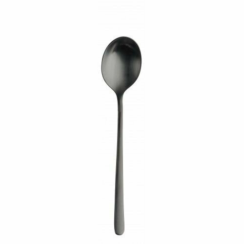 Ложка столовая PINTINOX Sky Total Black, 20 см, нержавеющая сталь 18/10, PVD, цвет черный (2RDU0001)