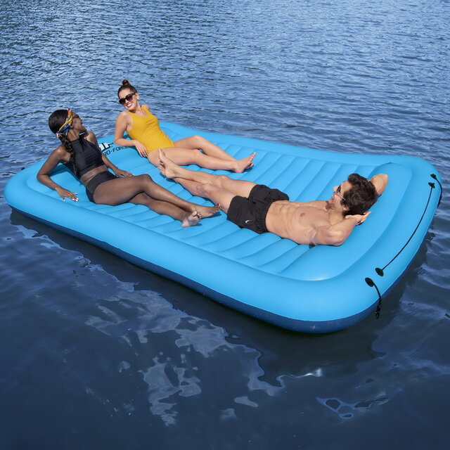 Надувной матрас-плот Sun Soaker 269*183 см, Bestway, 43542