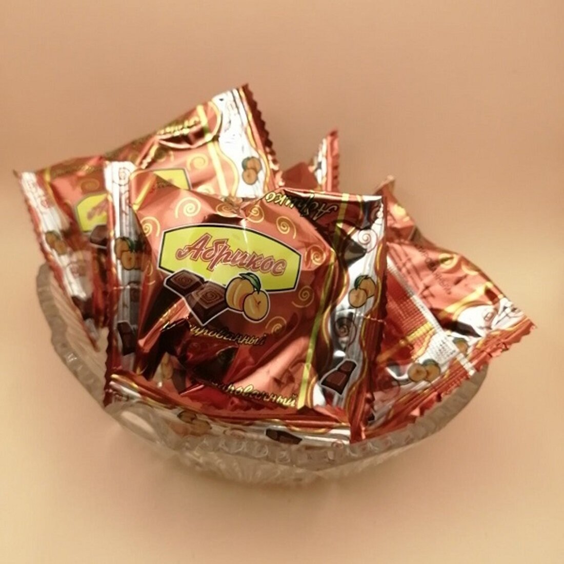 Конфеты "Абрикосы глазированные" от фабрики "Квартет", Тюмень - 1 кг