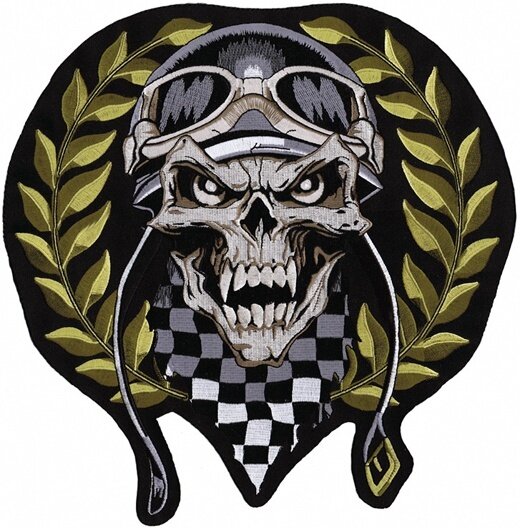 Нашивка RACER SCULL — фото 1