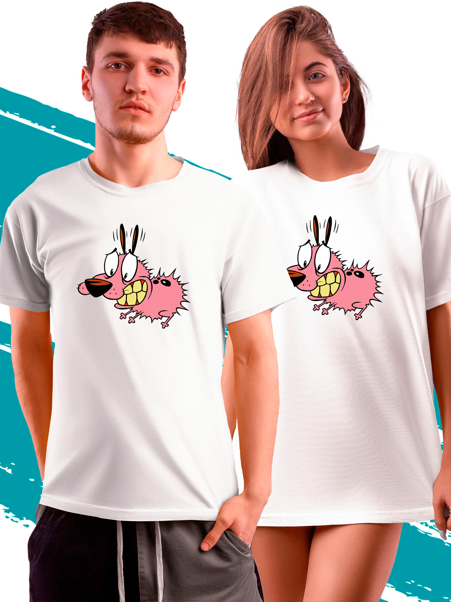 Футболка Кураж - трусливый пёс Courage the Cowardly Dog