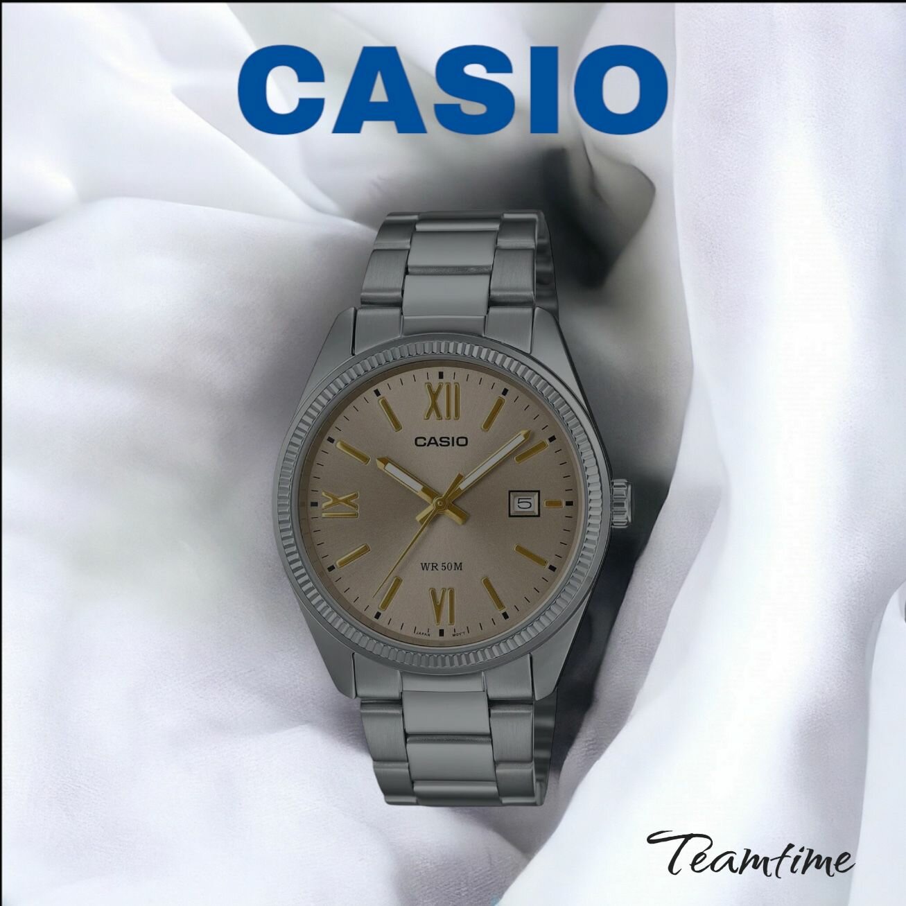Наручные часы CASIO, серебряный — фото 1