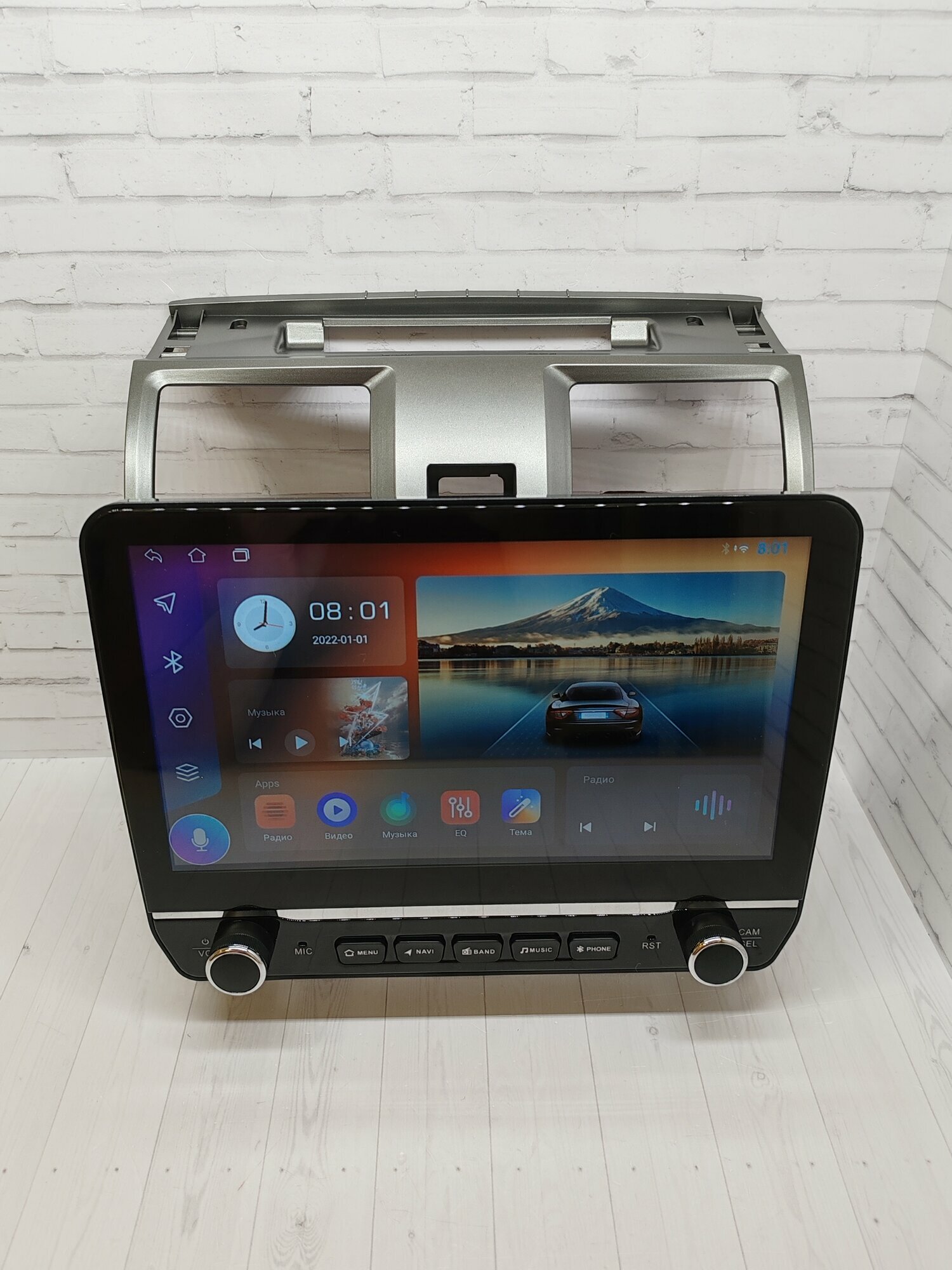 Магнитола андроид с крутилками для УАЗ Патриот 2012-16г/ 4+64гб/Android-Auto/CarPlay