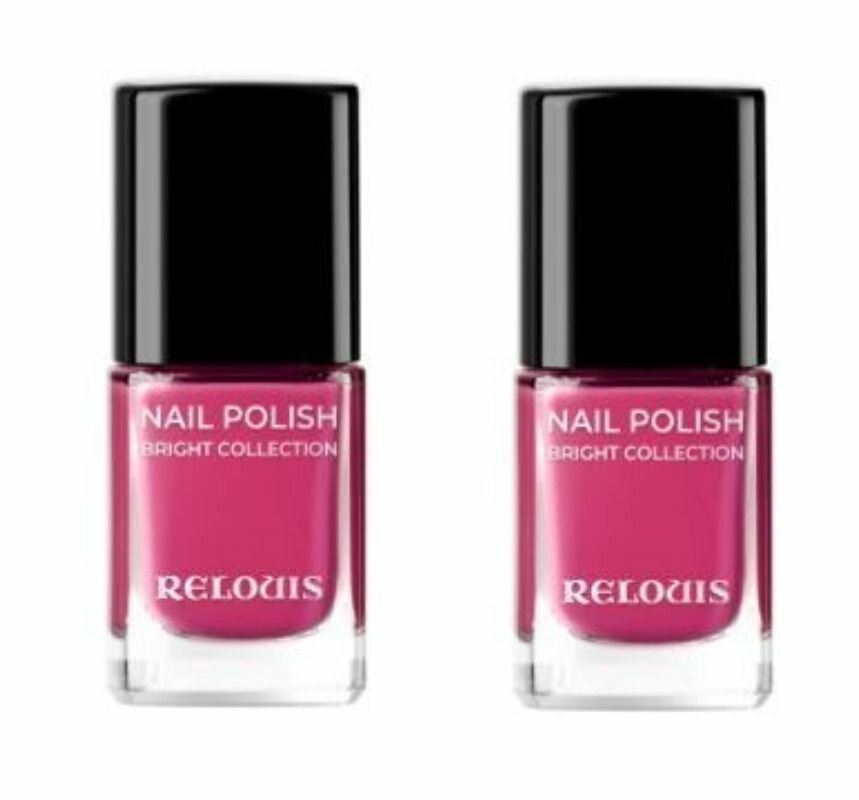 RELOUIS Bright Collection Лак для ногтей, тон 03, 2 штуки.